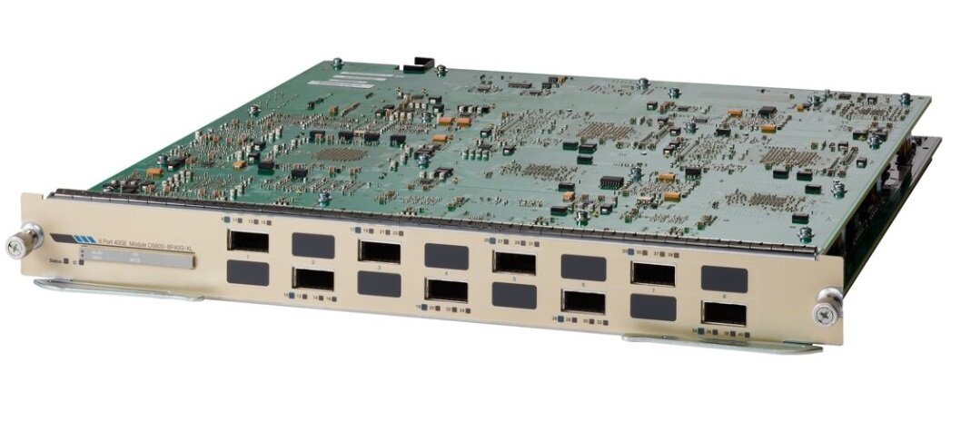 For Cisco C6800-8P40g 6800 8-Port 40ge with dual integrated dual DFC4-E ...